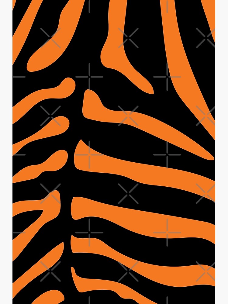"Orange Zebra Print, Vivid Green, New 2020, Chic, Elegant" Poster by ...