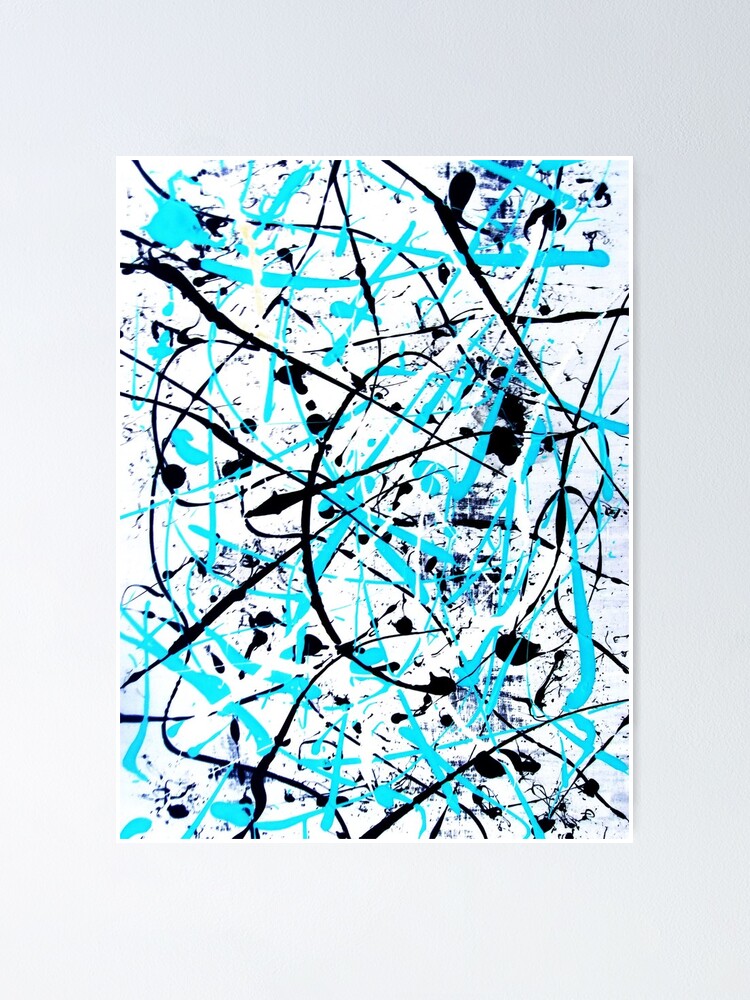 "Abstract Splatter Painting" Poster for Sale by jlv- | Redbubble
