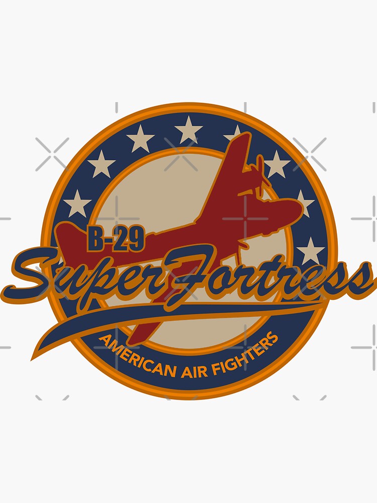 "B-29 Superfortress" Sticker for Sale by StrongVlad | Redbubble