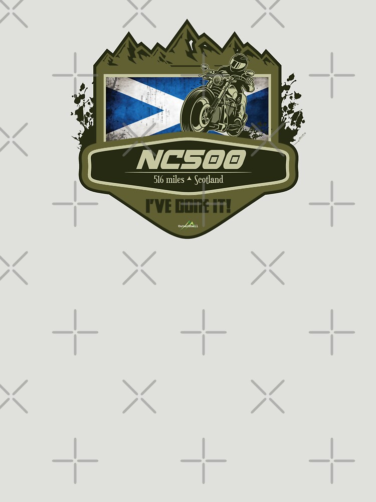 "NC500 North Coast 500 Scotland NC 500 Road Trip Sticker T-Shirt 02" T ...