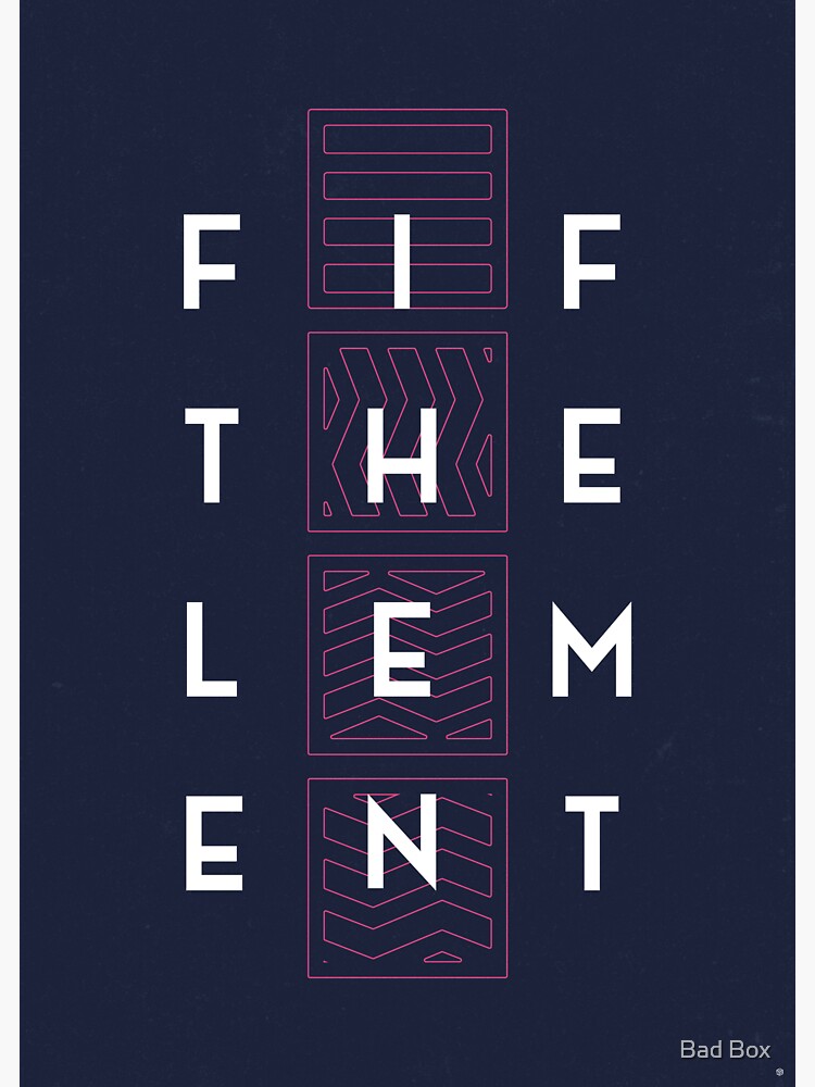 "The Fifth Element" Sticker for Sale by Bad Box | Redbubble