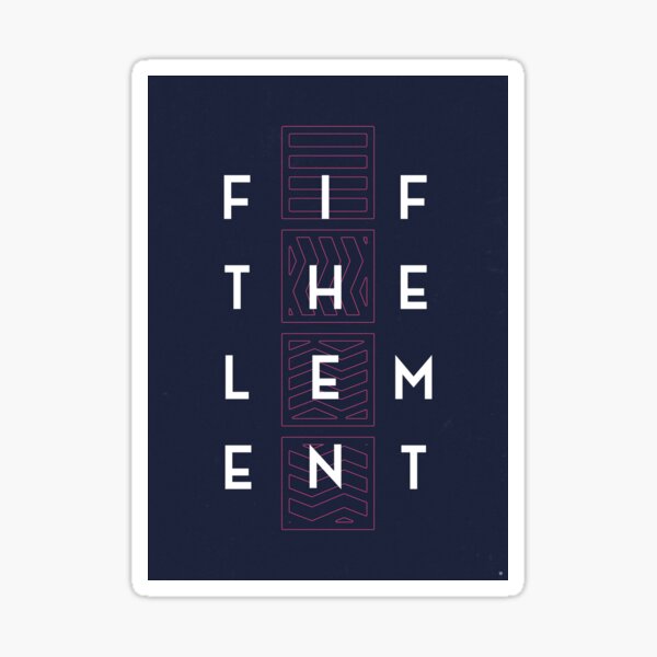 "The Fifth Element" Sticker for Sale by Bad Box | Redbubble