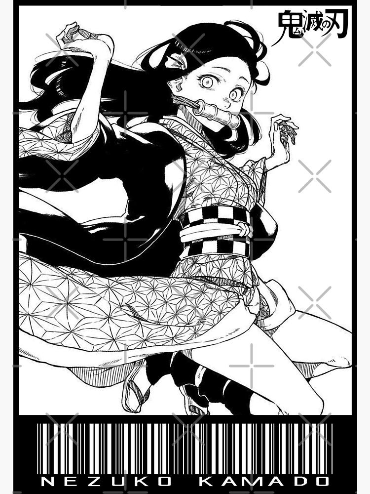 Pegatina «Nezuko Kamado (Kimetsu No Yaiba) CODE» de Bloomcut | Redbubble