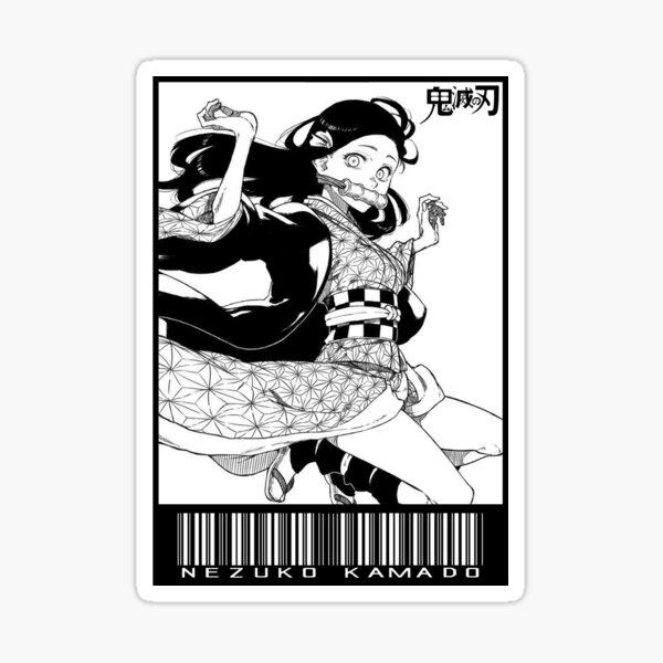 "Nezuko Kamado (Kimetsu No Yaiba) CODE" Sticker by Bloomcut | Redbubble