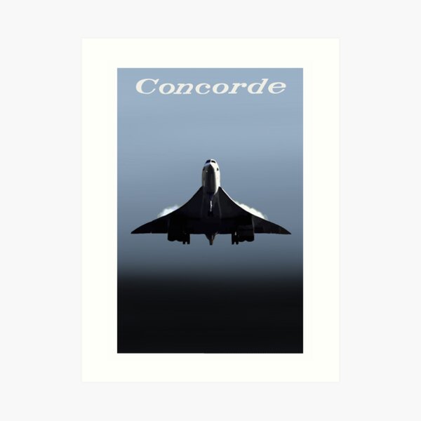 "Concorde - Take Off" Art Print for Sale by Speedbirddesign | Redbubble