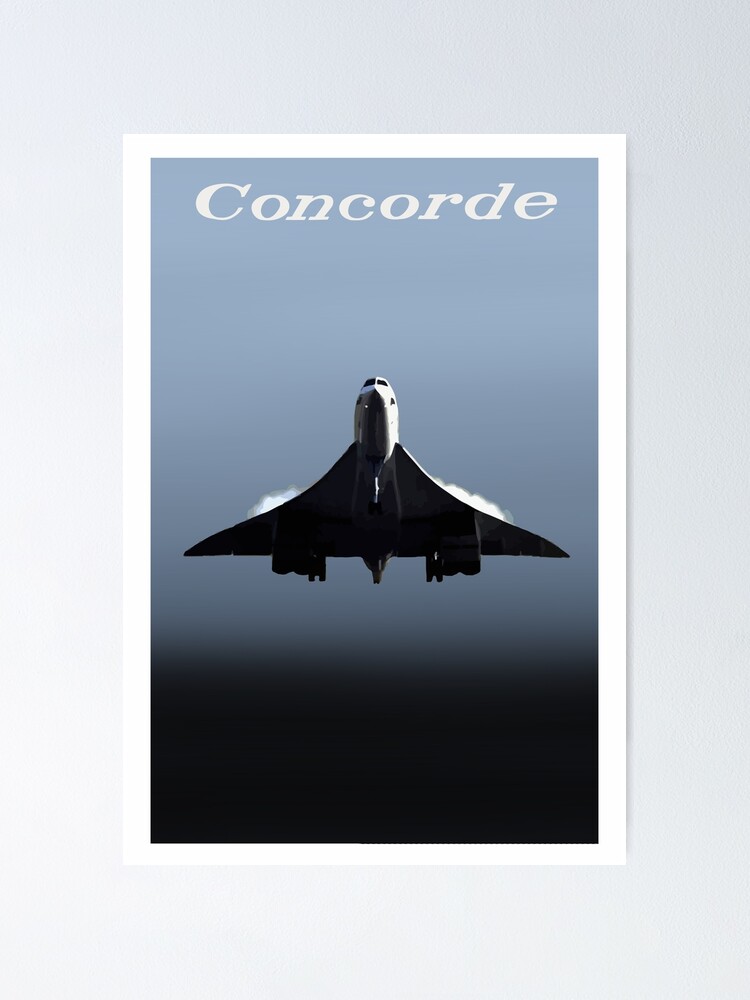 "Concorde - Take Off" Poster for Sale by Speedbirddesign | Redbubble
