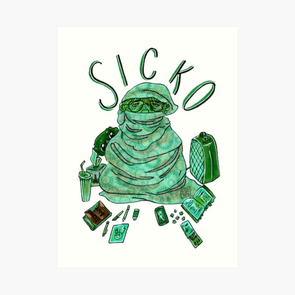 "Sicko" Art Print for Sale by arlieopal | Redbubble