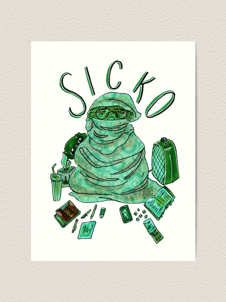 "Sicko" Art Print for Sale by arlieopal | Redbubble