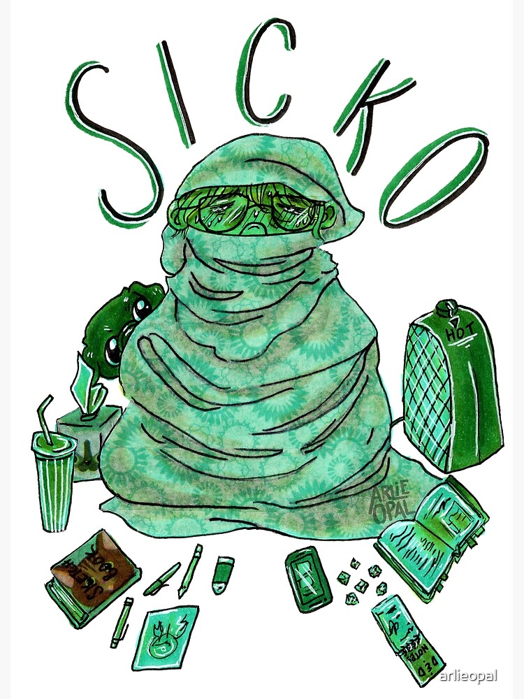 "Sicko" Art Print for Sale by arlieopal | Redbubble