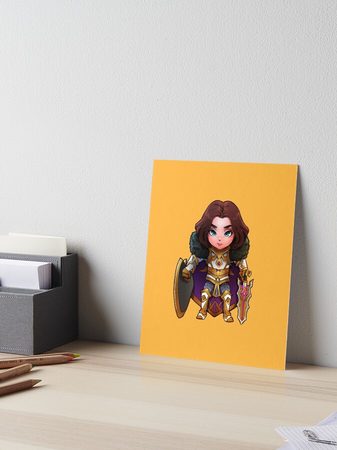 "Mobile Legends Cute Chibi Tigreal ML" Art Board Print for Sale by ...