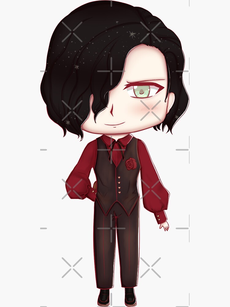 "Valentine Hubert" Sticker for Sale by venomic-ink | Redbubble