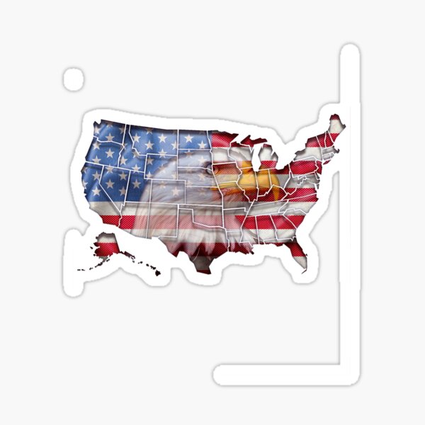 "Flag of the United States of America" Sticker for Sale by Jegobhan ...