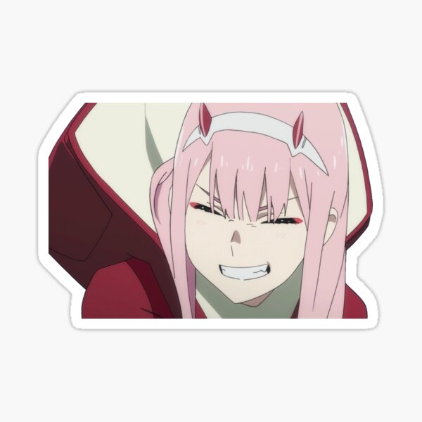 "zero two sticker" Sticker for Sale by -clairdelune | Redbubble