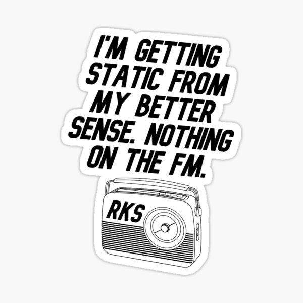 "Rainbow Kitten Surprise Lyrics - Hide" Sticker for Sale by loosecanon ...