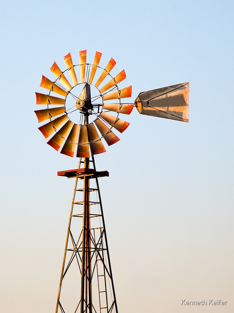 "Classic Midwester American Windmill" by Kenneth Keifer | Redbubble