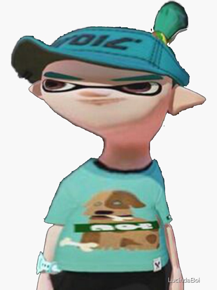 "Splat Tim" Sticker for Sale by LucindaBoi | Redbubble