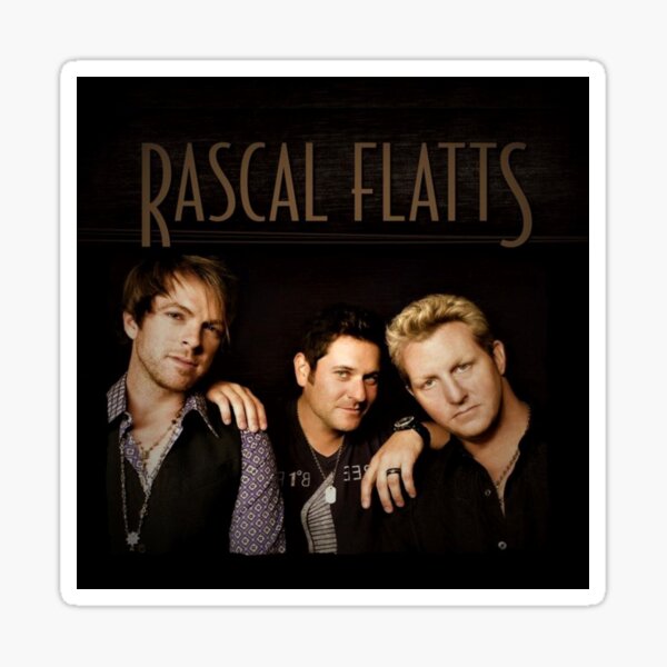 "RASCAL FLATTS" Sticker for Sale by Keitnstein | Redbubble