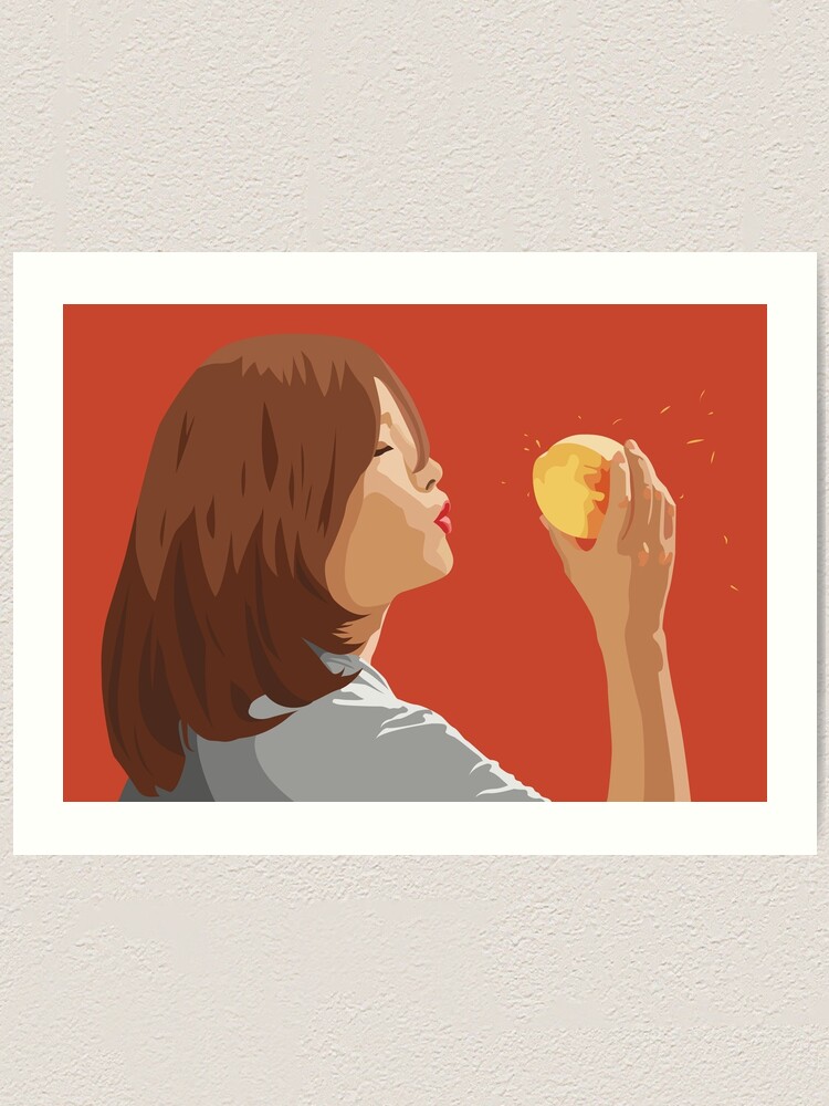 "Parasite film peach" Art Print for Sale by adrilordi | Redbubble