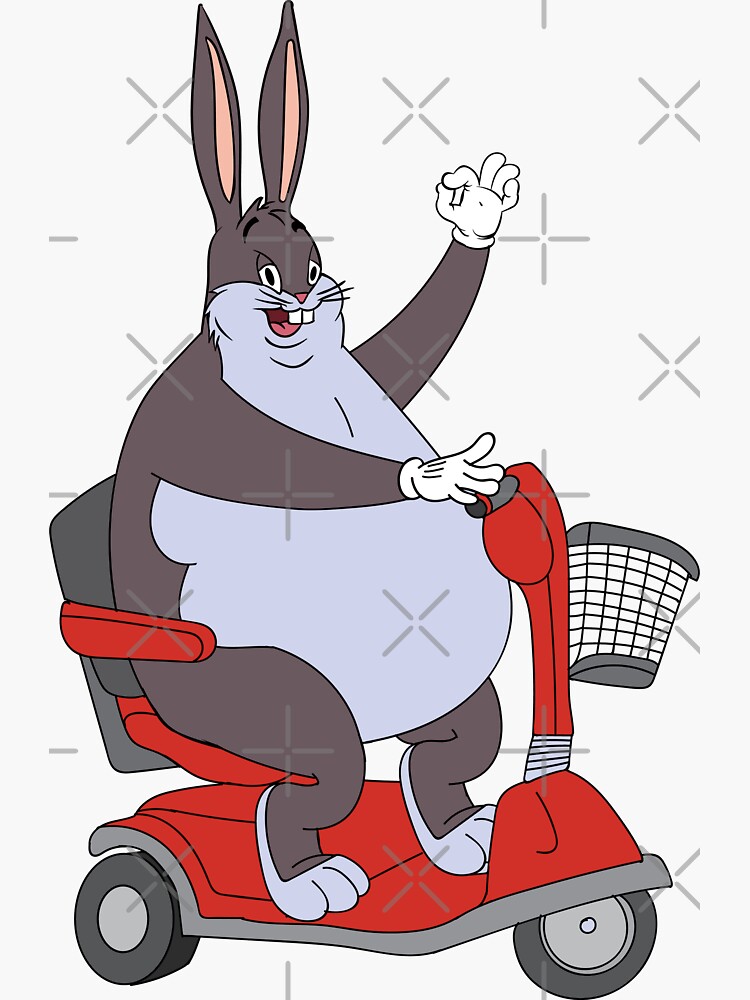 "Bigger Chungus" Sticker for Sale by LibertyManiacs | Redbubble