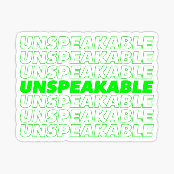 Unspeakable Gifts & Merchandise | Redbubble