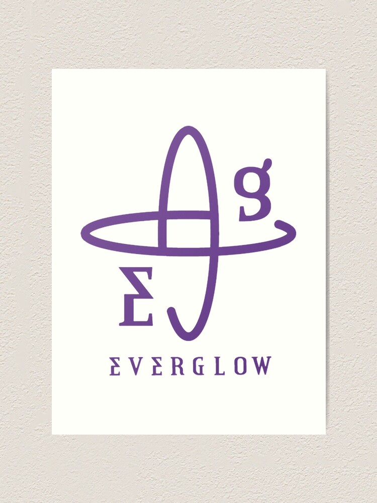 "Everglow Logo" Art Print for Sale by luki501 | Redbubble