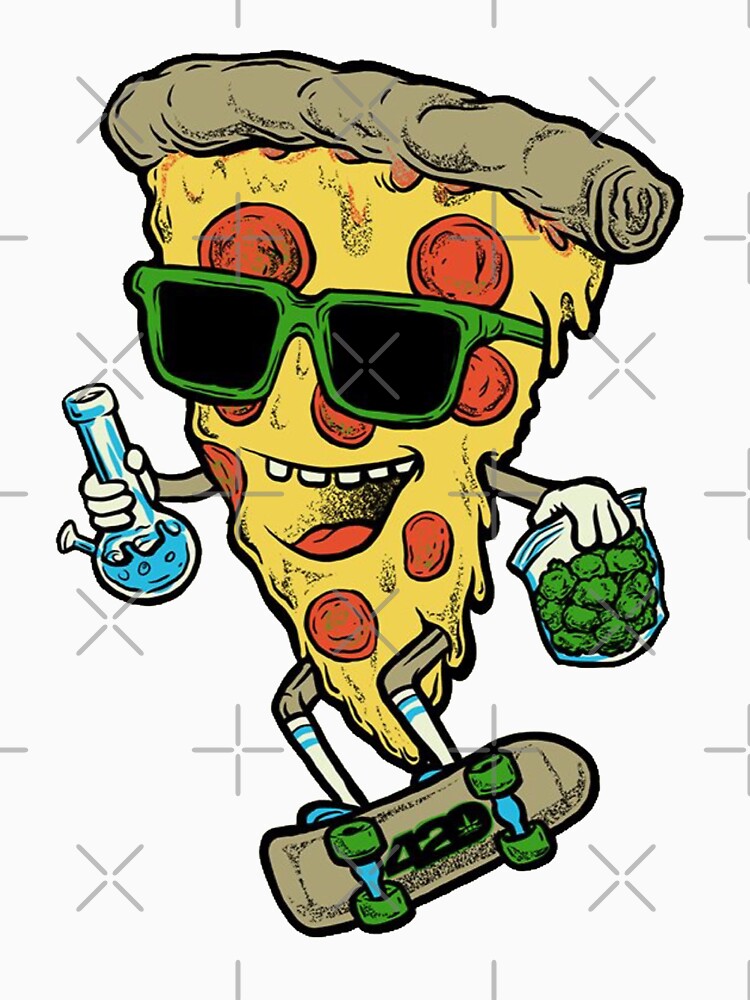"Weed and Pizza " T-shirt by trapunzel | Redbubble