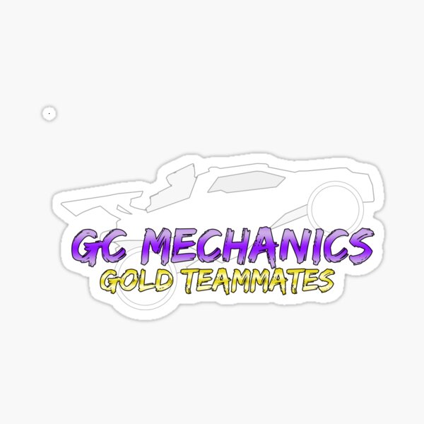 "GC Mechanics GOLD Teammates gaming design" Sticker for Sale by luxltd ...