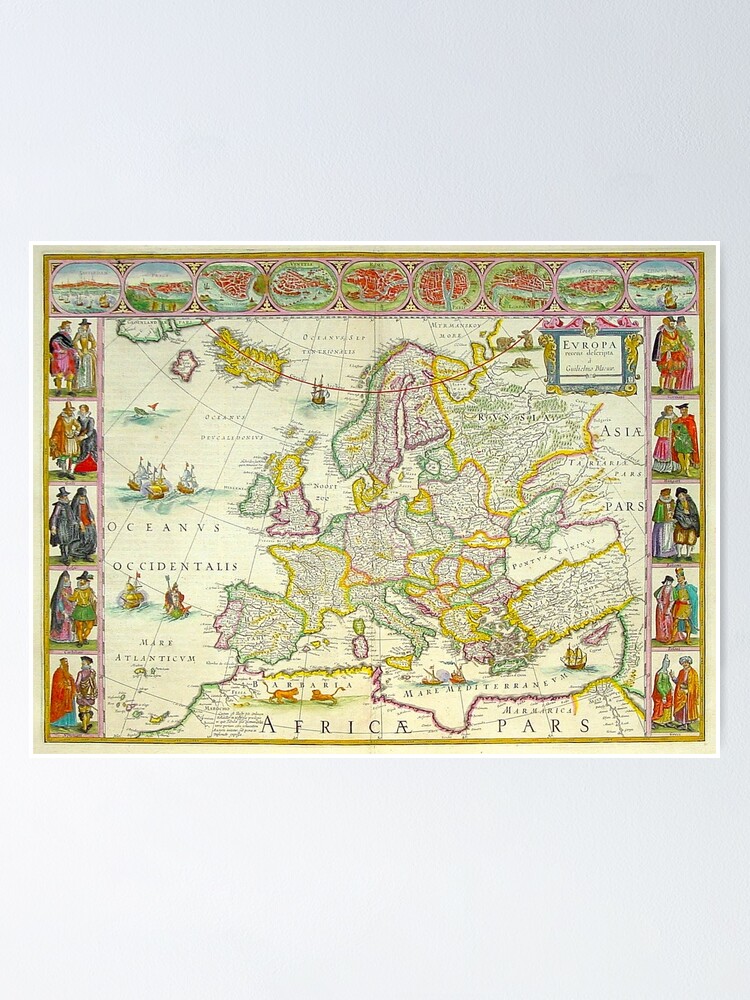 "Ancient Europe Map" Poster for Sale by Culturio | Redbubble