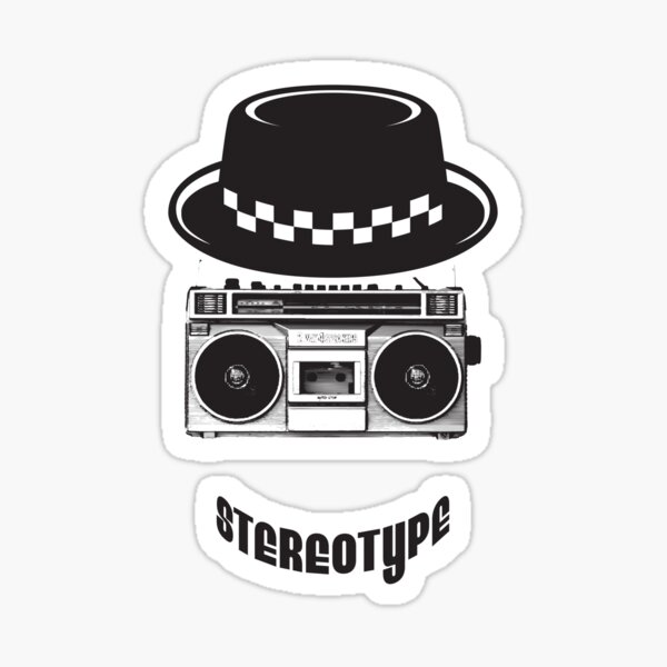 "Stereotype" Sticker for Sale by GraficBakeHouse | Redbubble
