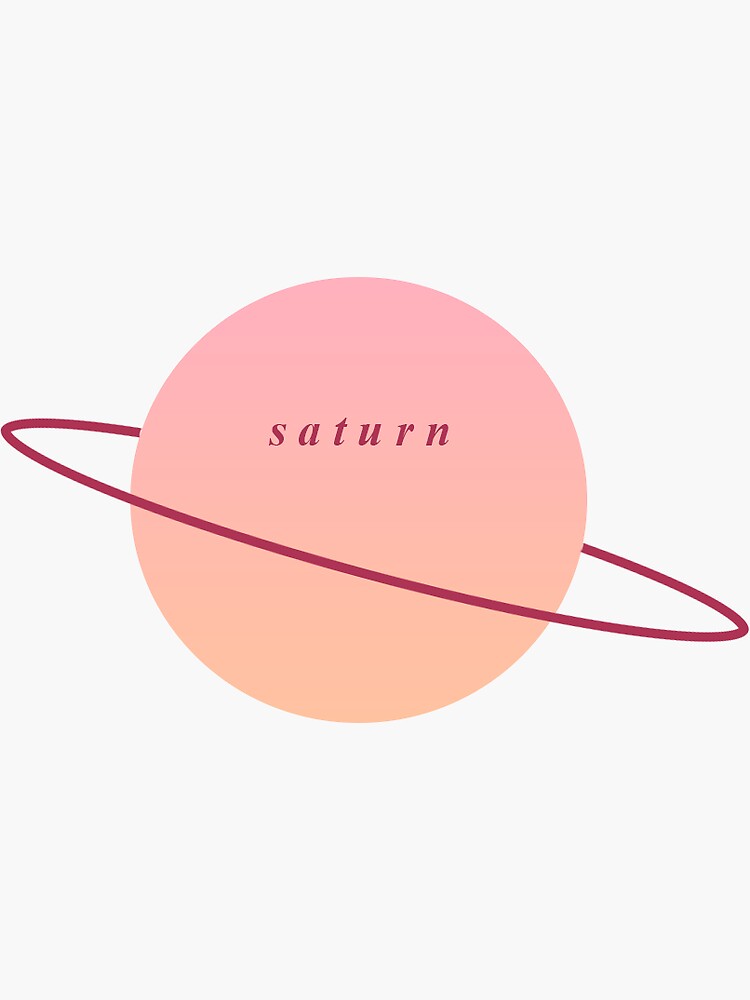 "saturn planet space sticker" Sticker for Sale by nataliesnod | Redbubble