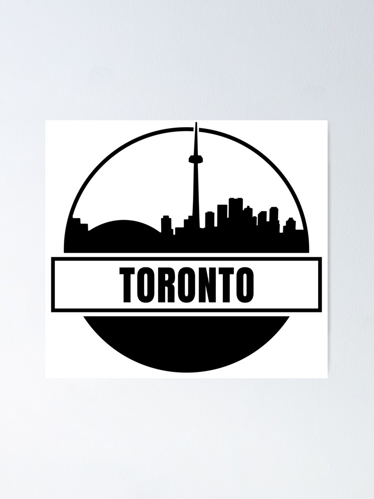 "Toronto Skyline Logo" Poster by ForestCityCo | Redbubble