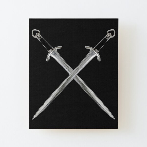 Crossed Swords Wall Art | Redbubble