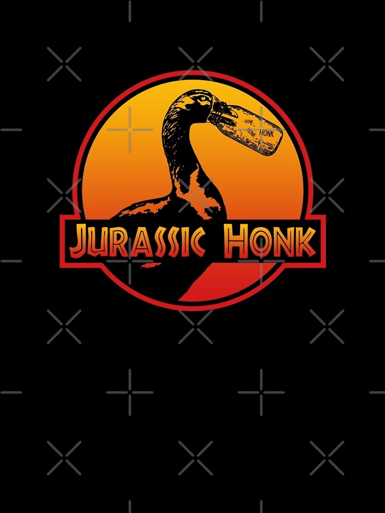 "Jurassic Honk Goose, Goose Game Meme, Gander Dinosaur Park Honk ...