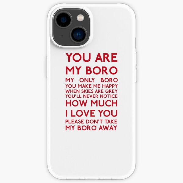 "Middlesbrough FC - You Are My Boro" iPhone Case for Sale by Logo-A ...