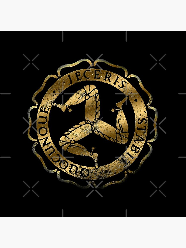 "Isle Of Man Flag 3 Legs Of Man Manx Celtic Triskelion Vintage ...