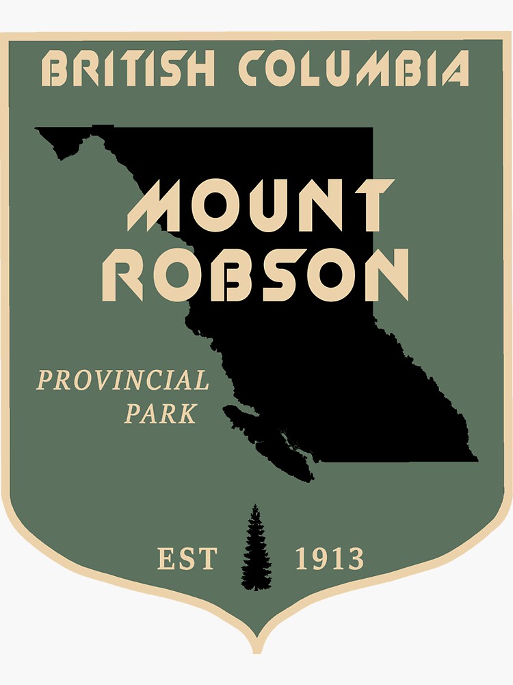 "Mount Robson Provincial Park" Sticker for Sale by kayleencarson ...