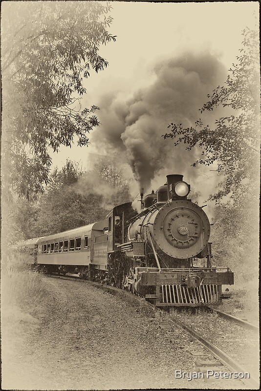 "Elbe Train" by Bryan Peterson | Redbubble