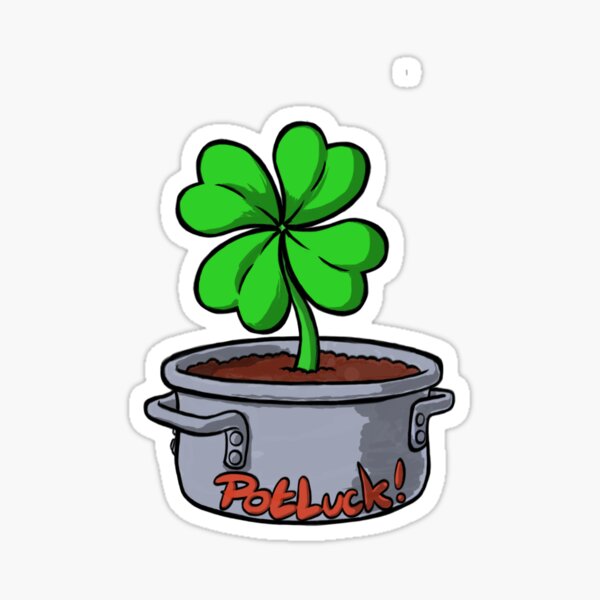 "Good Potluck!" Sticker by ArmsTech | Redbubble