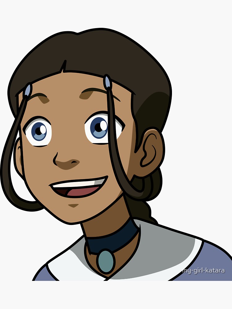 "Happy Katara" Sticker for Sale by my-girl-katara | Redbubble