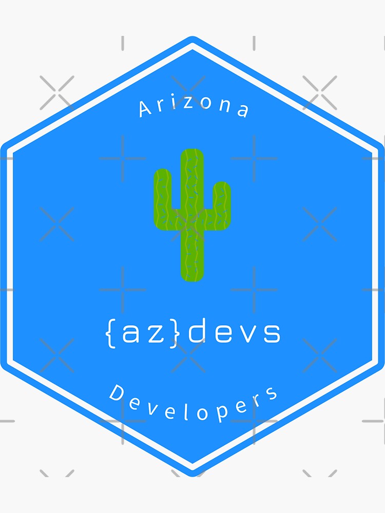 "{az}devs logo" Sticker for Sale by therealklanni | Redbubble