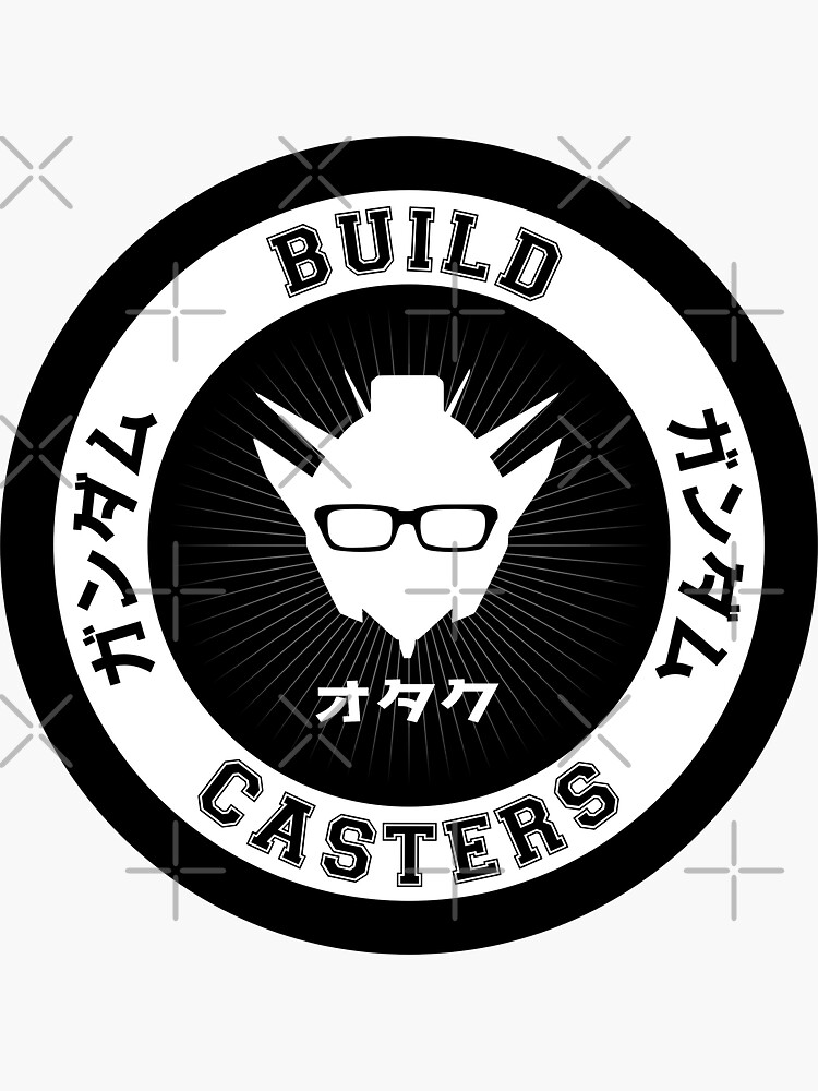 "Build Casters" Sticker for Sale by BuildCasters | Redbubble
