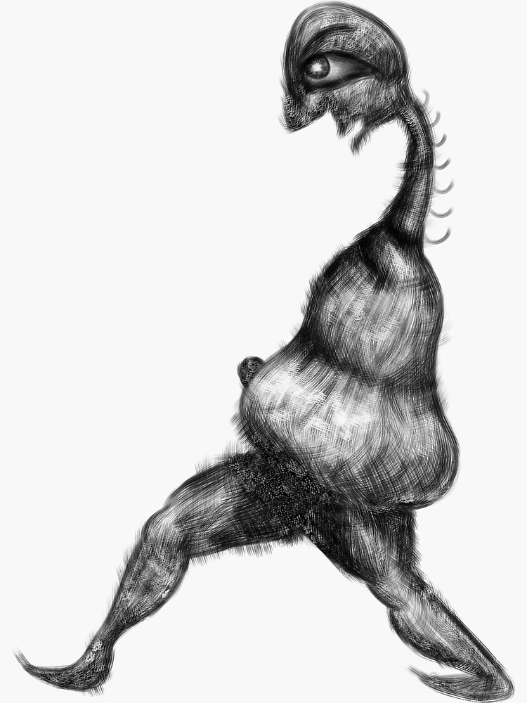 "Armless Creature" Sticker by Squibby0 | Redbubble