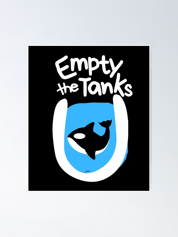 "Empty The Tanks" Poster for Sale by DebtFreeDesigns | Redbubble