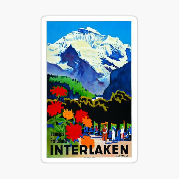 Interlaken Stickers | Redbubble