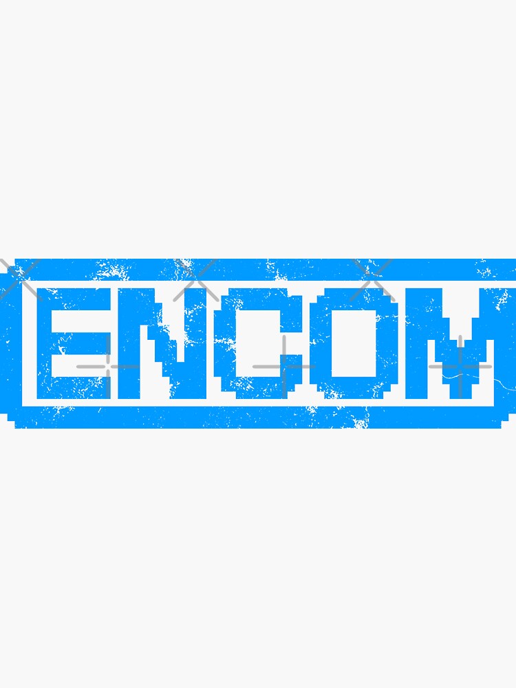 "Encom - Pixels Worn" Sticker for Sale by CCCDesign | Redbubble