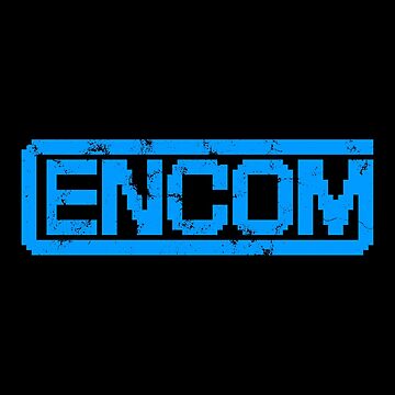 "Encom - Pixels Worn" Sticker for Sale by CCCDesign | Redbubble