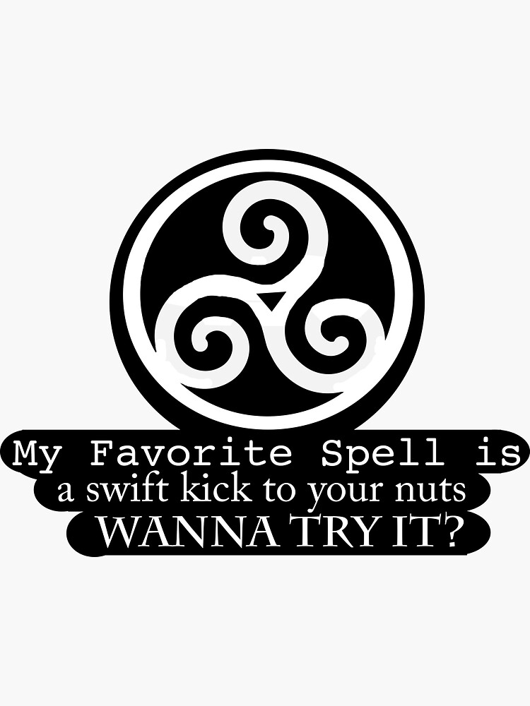 "My Favorite Spell Sticker/Car Sticker" Sticker for Sale by GrimHollow ...