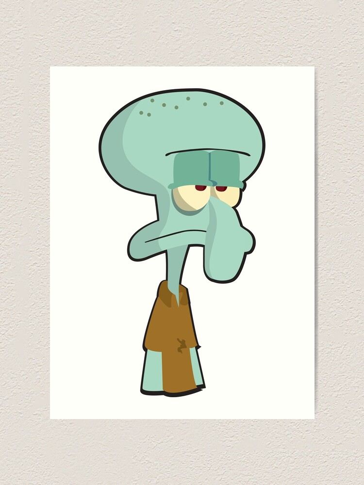 "Squidward" Art Print by WilliamBourke | Redbubble