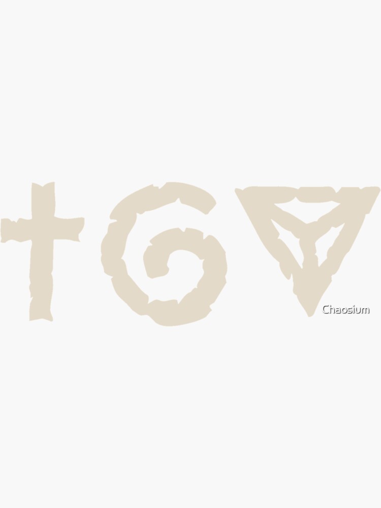 "Storm Bull Runes" Sticker for Sale by Chaosium | Redbubble