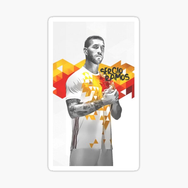 Sergio Ramos Stickers | Redbubble